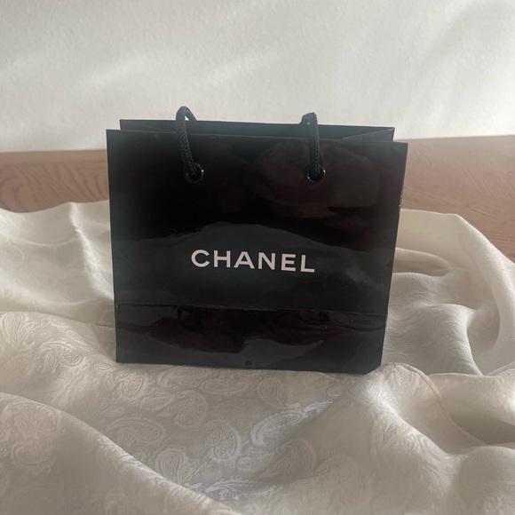 CHANEL | Party Supplies | Chanel Small Black Gift Bag | Poshmark